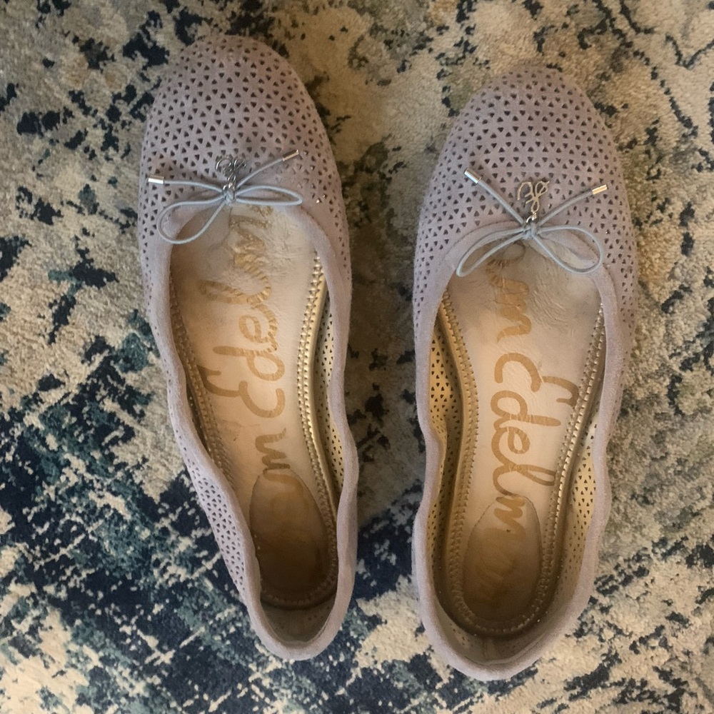 Sam Edelman Felicia Lilac Suede Ballet Flat - Gem